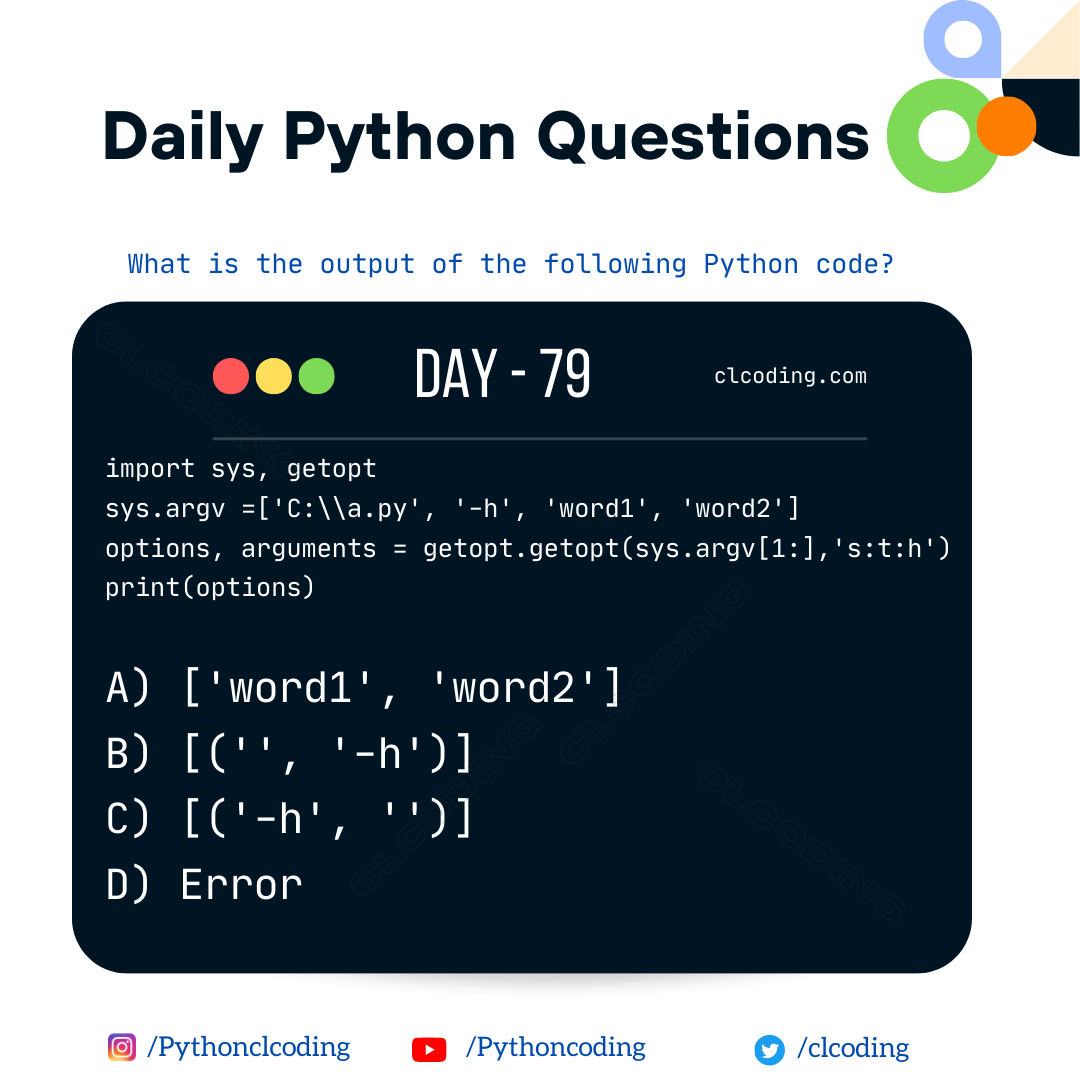 Python Coding Challenge Day 79 What Is The Output Of The Following Python Code ~ Computer
